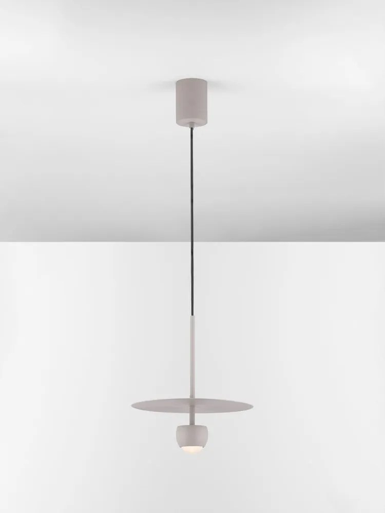 Béžové hliníkové LED závěsné svítidlo ø 30 cm Edem – Nova Luce