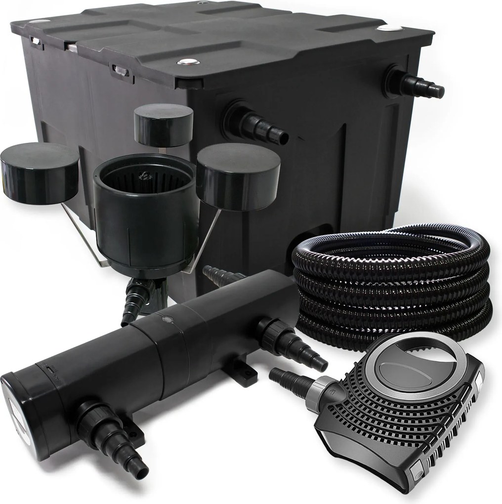 Sada jezírkové filtrace SunSun CBF-550 / CUV-236 – 60000 L, 10000 l/h, 80 W (54080)