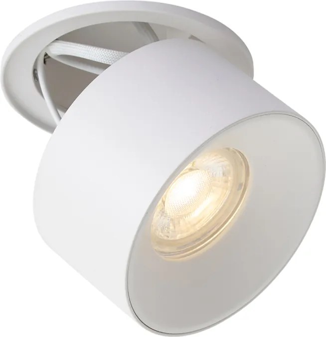 Moderní vestavné bodové svítidlo bílé GU10 50mm - Echo