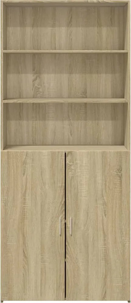 Skříň highboard dub sonoma 80 x 42,5 x 185 cm kompozitní dřevo 3281380