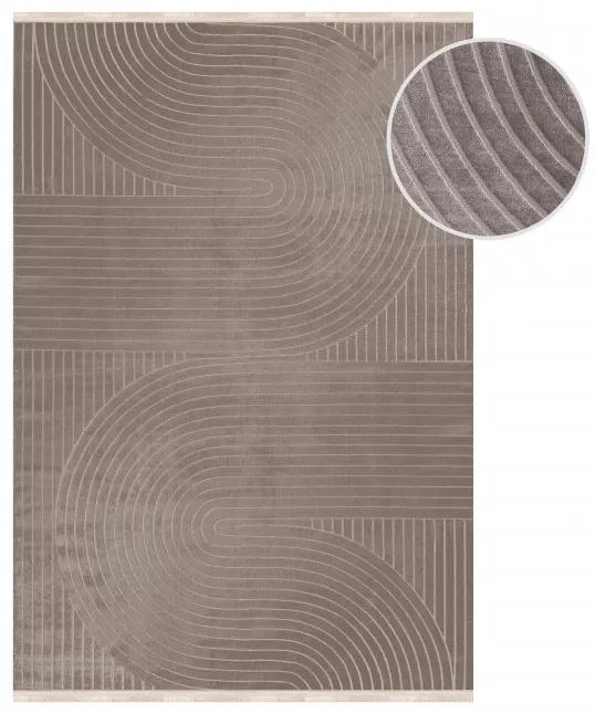 Ayyildiz Kusový koberec STYLE 8902, Mocca Rozměr koberce: 200 x 290 cm
