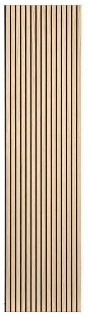 ALFIstyle Akustický obkladový panel, MDF, PES, 2440 × 605 × 21 mm, dub světlý