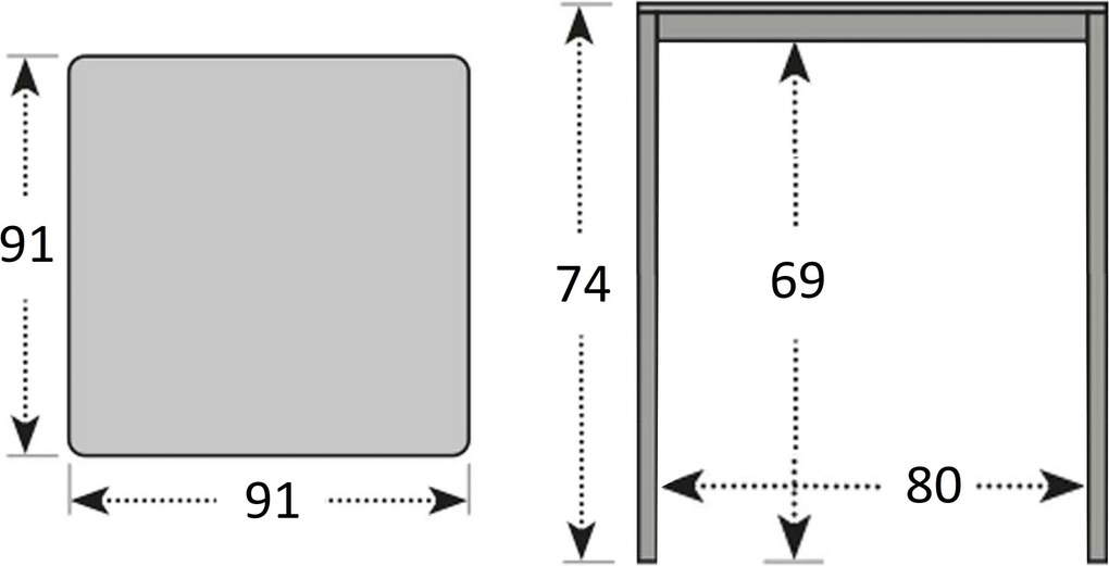 Doppler BERGAMO zahradní stůl