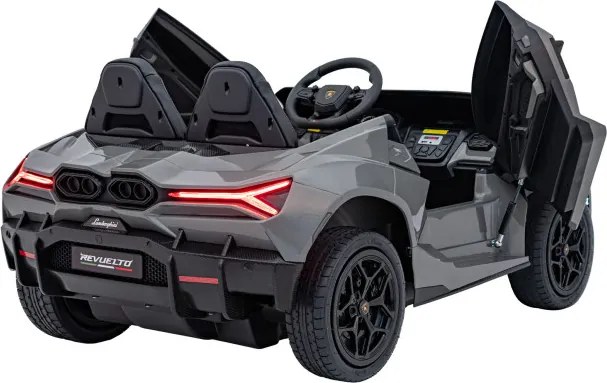 Elektrické autíčko Lamborghini Revuelto XL STRONG šedé