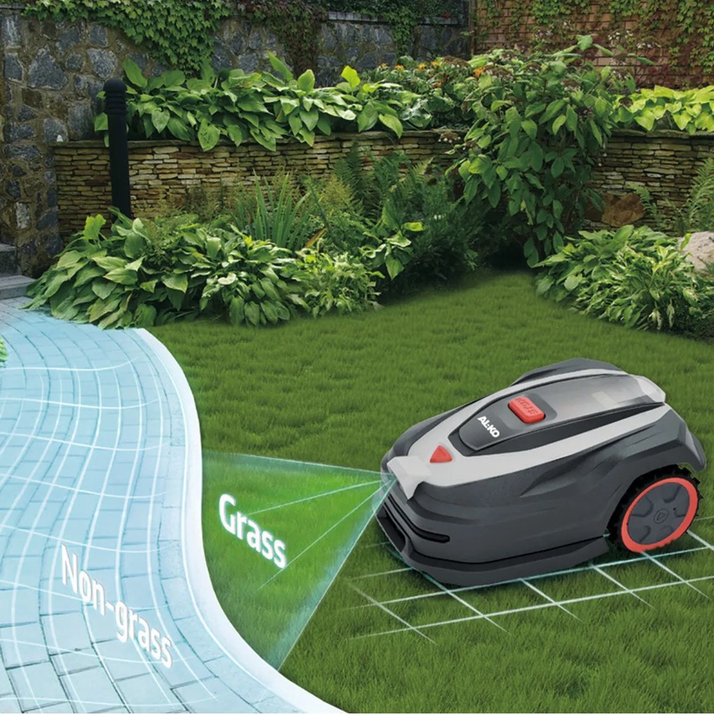 Bezdrátová robotická sekačka AL-KO Robolinho 1000 Vision, kamera, plochy do 1000 m2 (114163)