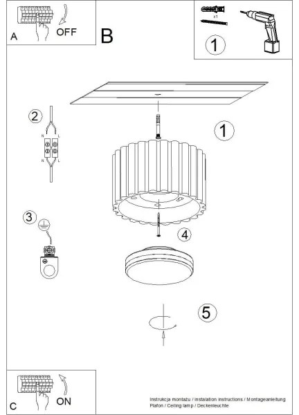 Sollux  SL.1807 - Bodové svítidlo AURA 1xGX53/10W/230V 6 cm hnědá