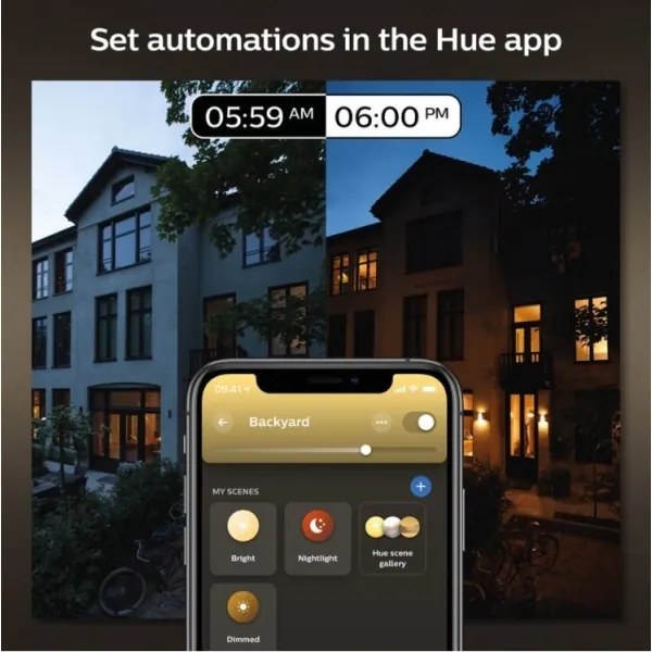Philips - Venkovní nástěnné svítidlo INARA Hue 1xE27/7W/230V Wi-Fi IP44