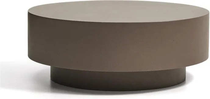 Betonový kulatý zahradní konferenční stolek ø 60 cm Garbet – Kave Home