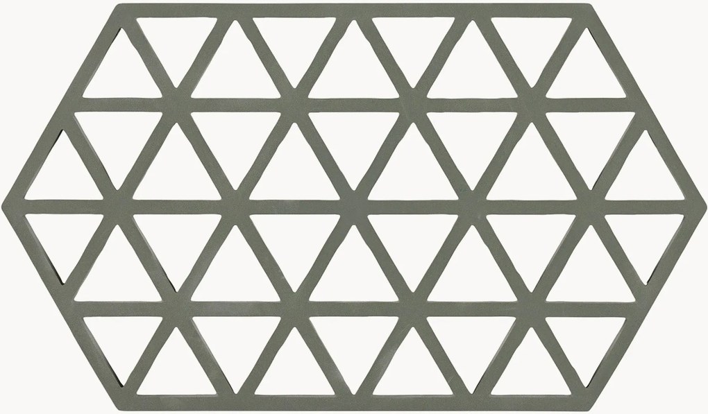 Sada velkých silikonových podtácků Triangles, 6 dílů