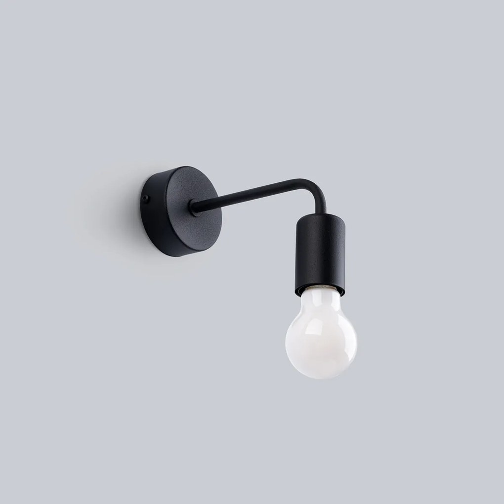 Sollux Lighting Nástěnné svítidlo NORAH Černá