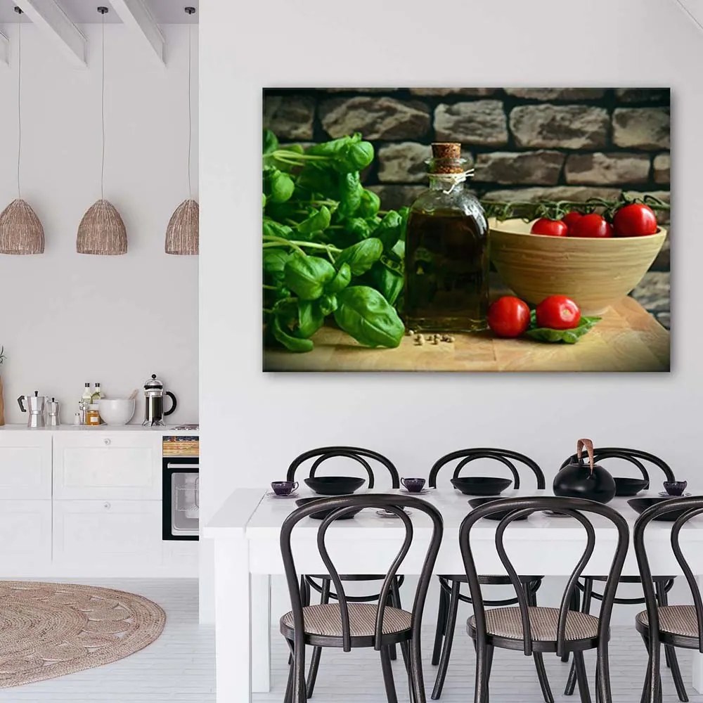Gario Obraz na plátně Basil v kuchyni Rozměry: 60 x 40 cm