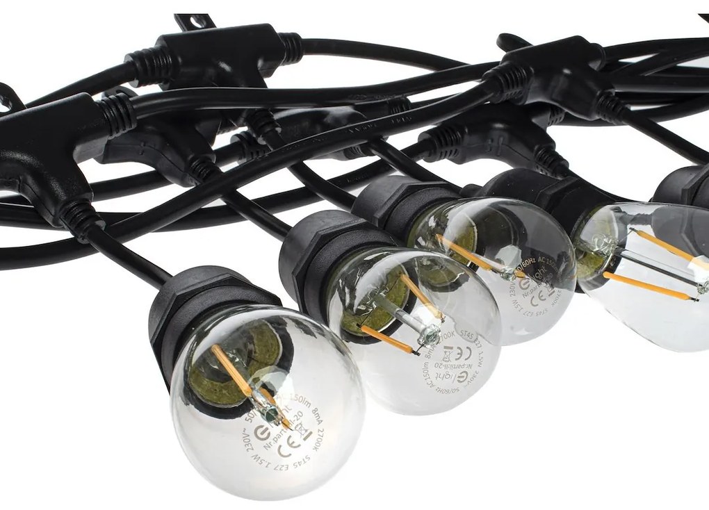 LED světelný řetěz Basic, 10m, (žárovky jsou součást balení), b