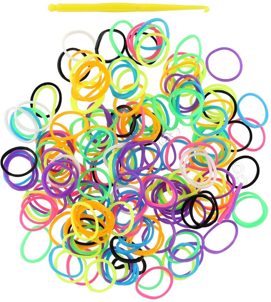 _Ostatní 1_ UDĚLEJ SI NÁRAMEK Gumičky LOOM BANDS 200ks mix barev II. 00861277
