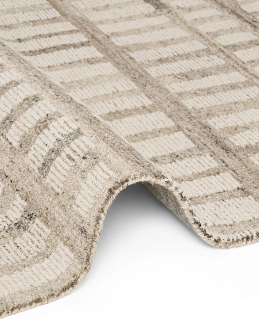 Vikosa, Kusový koberec Vikosa Boho 106278 Natural Cream Brown, 80x150, hnědá, ložnice
