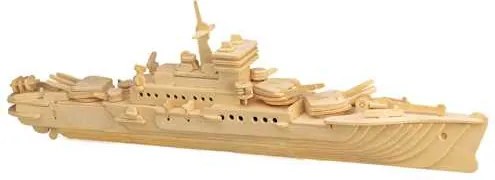 Woodcraft construction kit Woodcraft Dřevěné 3D puzzle Loď křižník