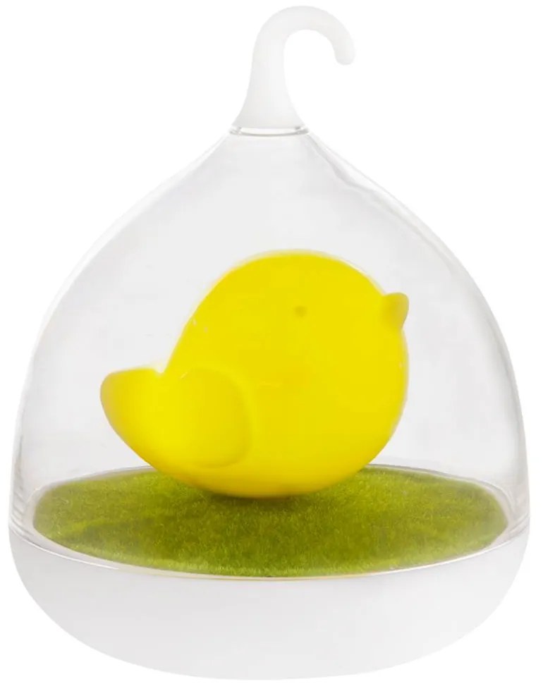 Závěsná LED dětská dekorace ve tvaru ptáčka AMPATO, žlutá Globo AMPATO 28038Y