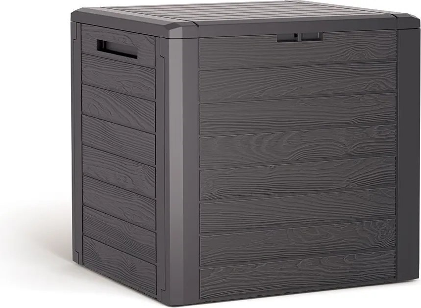 Zahradní box WOODEBOX 140 l - tmavě hnědá 58,5 cm PRMBWL140-440U