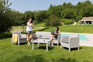 TOOMAX MATILDE 5 SEATER zahradní plastový set - šedá