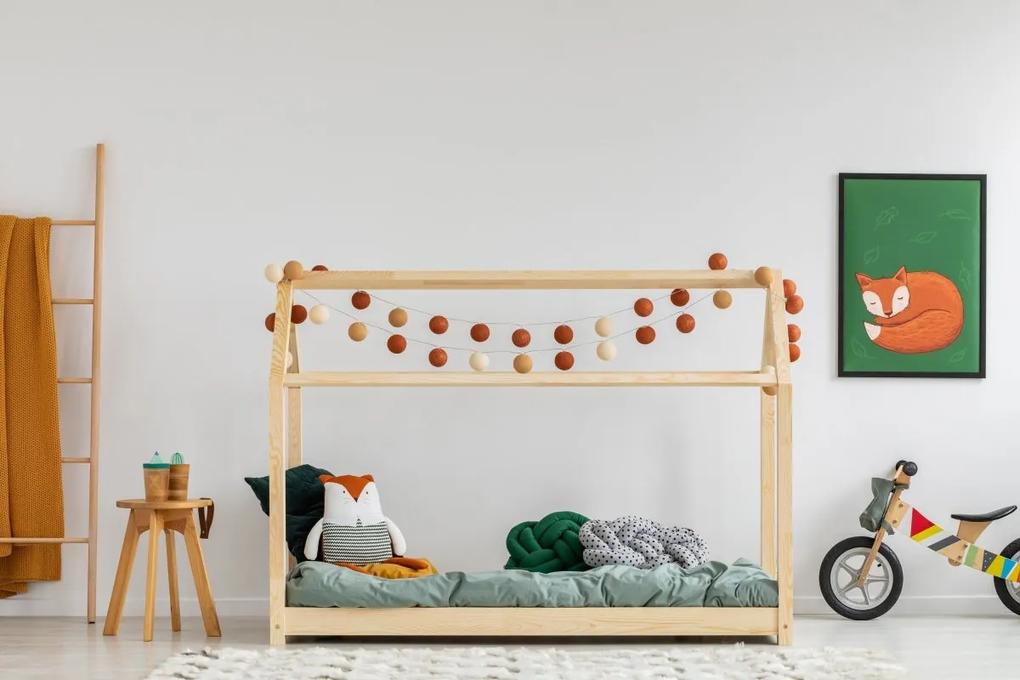 Akce postel domeček + ZDARMA rošt rozměr lůžka: 70 x 160 cm