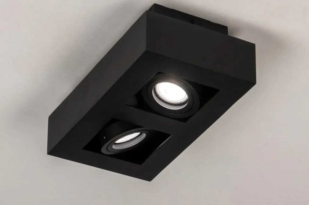 Stropní stmívatelné LED svítidlo do kuchyně Rivolli Black 2