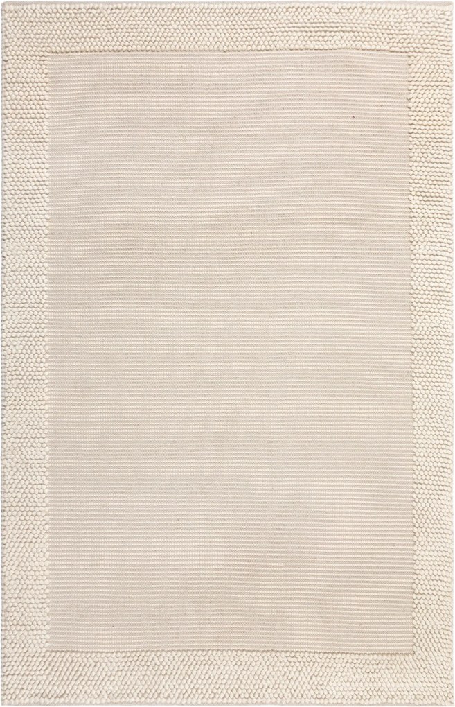 Flair Rugs, Kusový koberec Bobble Wool Ivory, 160x230, bílá, ložnice