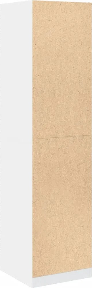 Šatní skříň bílá 50 x 50 x 200 cm kompozitní dřevo 3307783