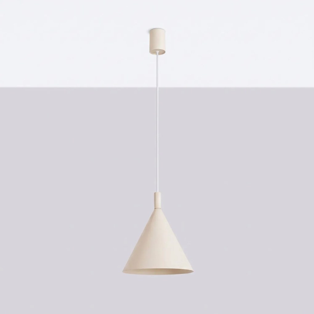 Sollux Lighting Závěsné svítidlo NOX 25 béžové
