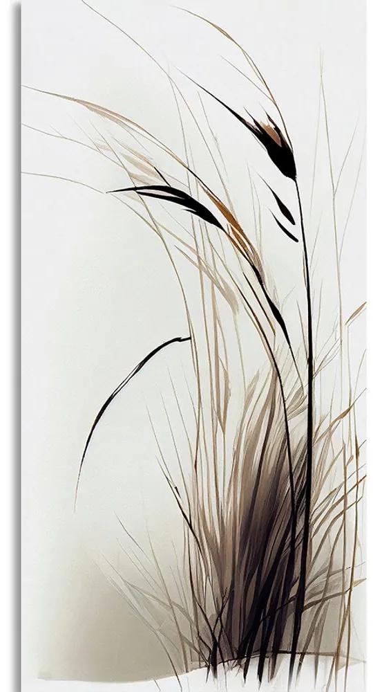 Obraz suchá tráva s nádechem minimalismu Varianta: 50x100