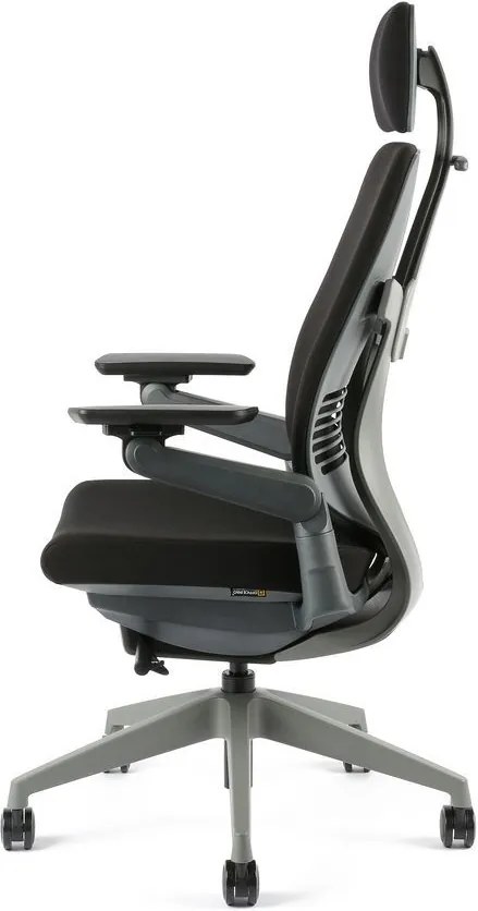 Office Pro Kancelářská ergonomická židle Office Pro KARME — více barev, s podhlavníkem a područkami Zelená F01