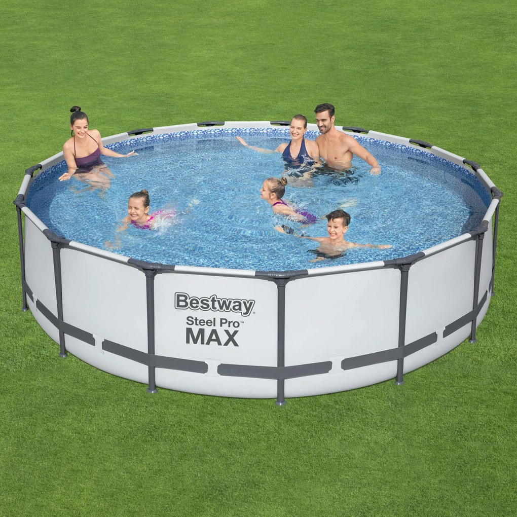 Nadzemní bazén Steel Pro Max 457 x 107 cm 14970 l 5v1 BESTWAY 53397