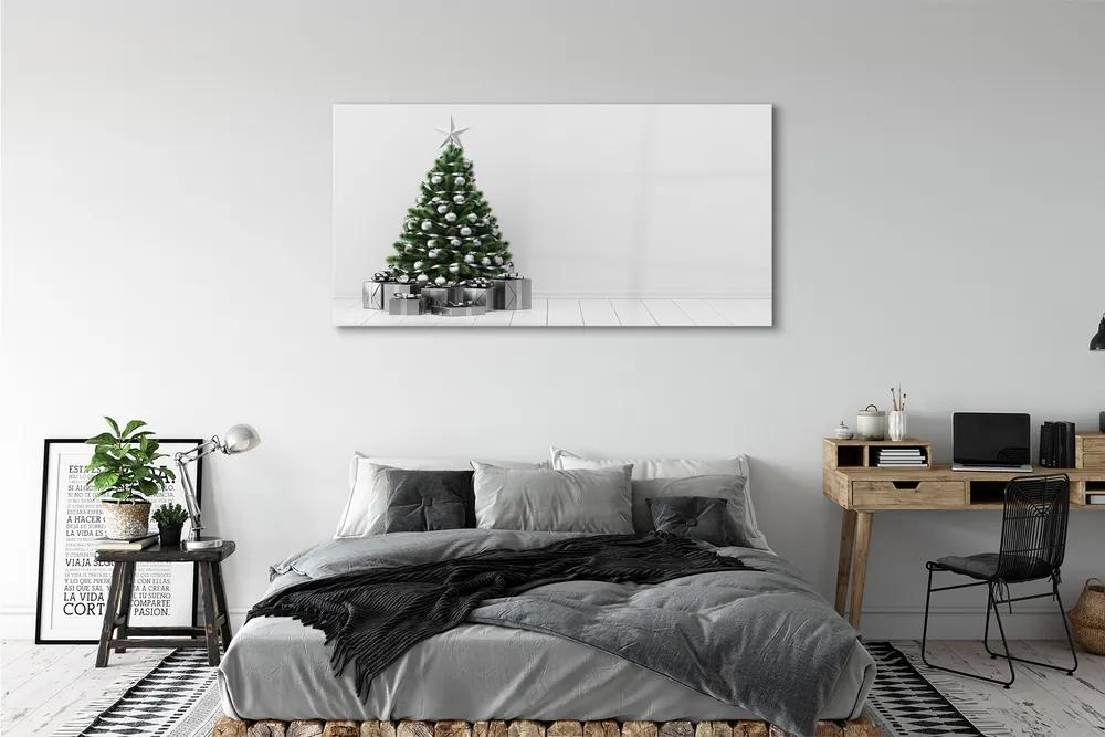 akrylový obraz Vánoční dárky 140x70 cm