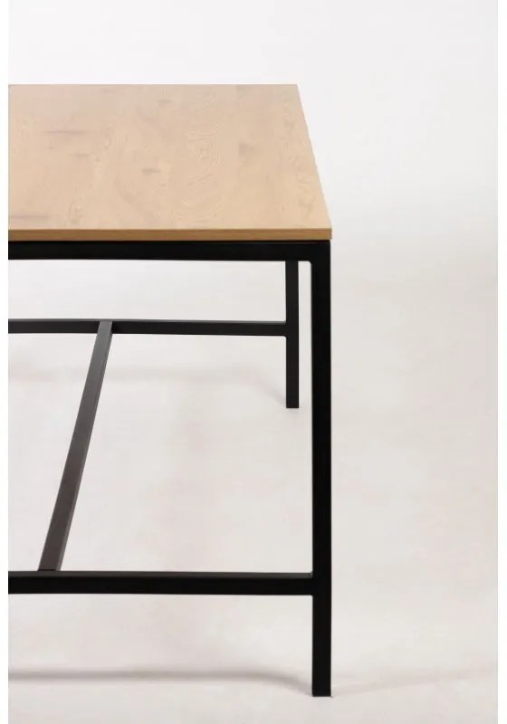 Jídelní stůl Garant 180x90 cm divoký dub/černý