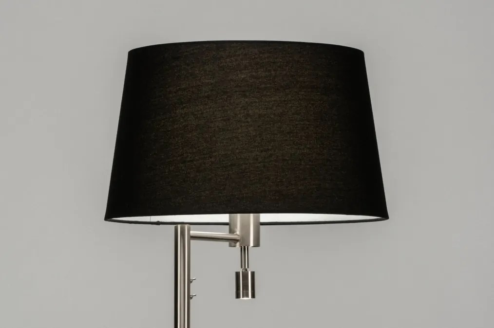 Stojací designová černá lampa La Scale Black Nuo