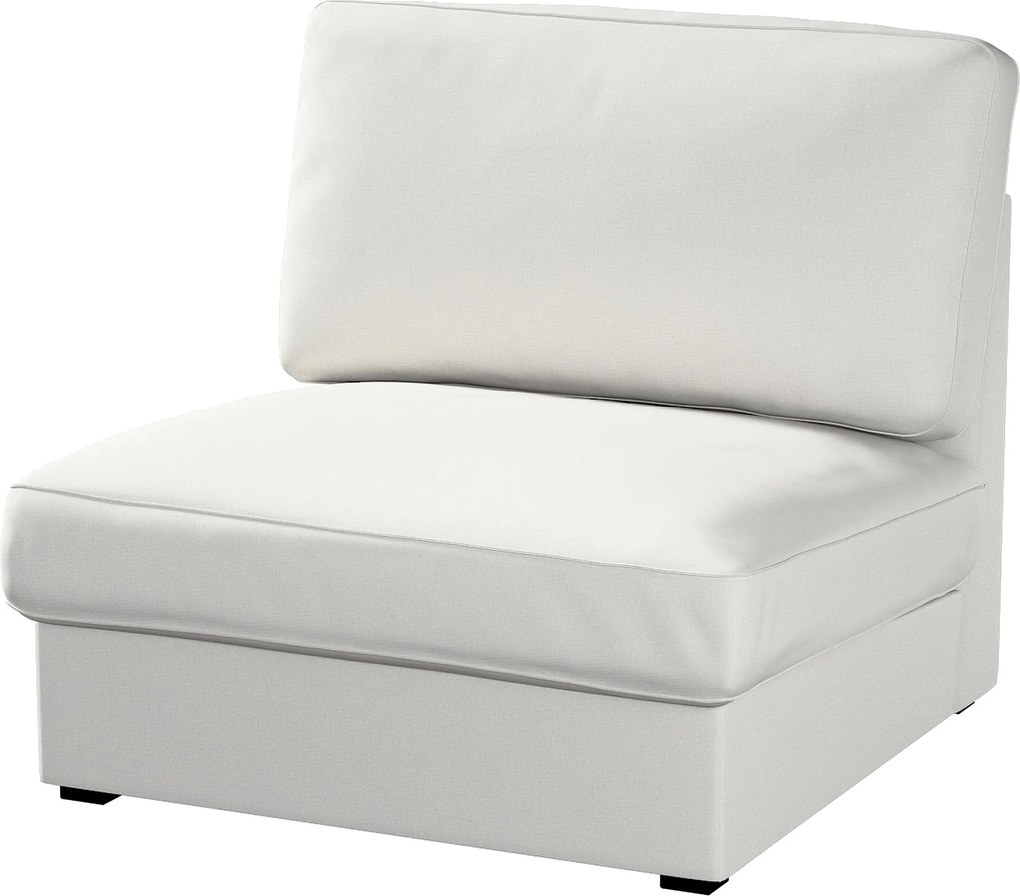 Potah na neskládací křeslo IKEA Kivik barva šedá látka pletený vzor