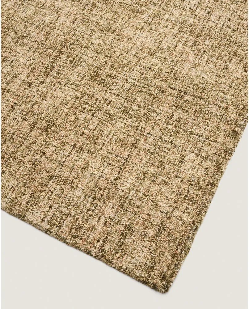 Béžový ručně tkaný vlněný koberec 200x300 cm Zarn – Kave Home