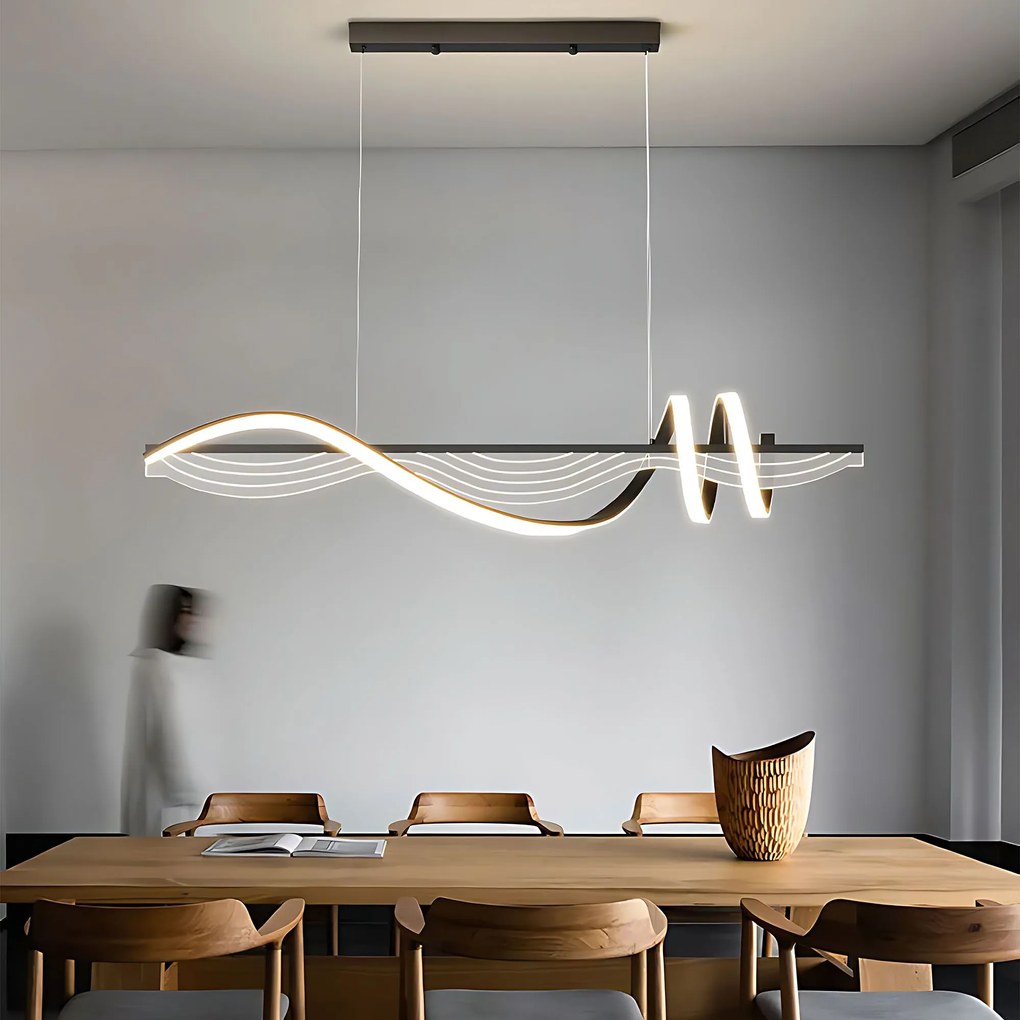 Toolight Závěsné LED osvětlení E3 LHJ041-CP 100 cm černé