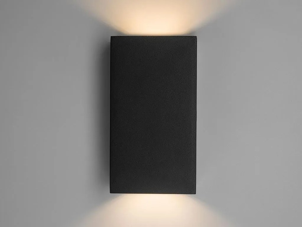 LED2 5100434D LED2 Nástěnné venkovní svítidlo BLOCK, A DALI/PUSH DIM 6W 3000K antracit - LED2 Lighting