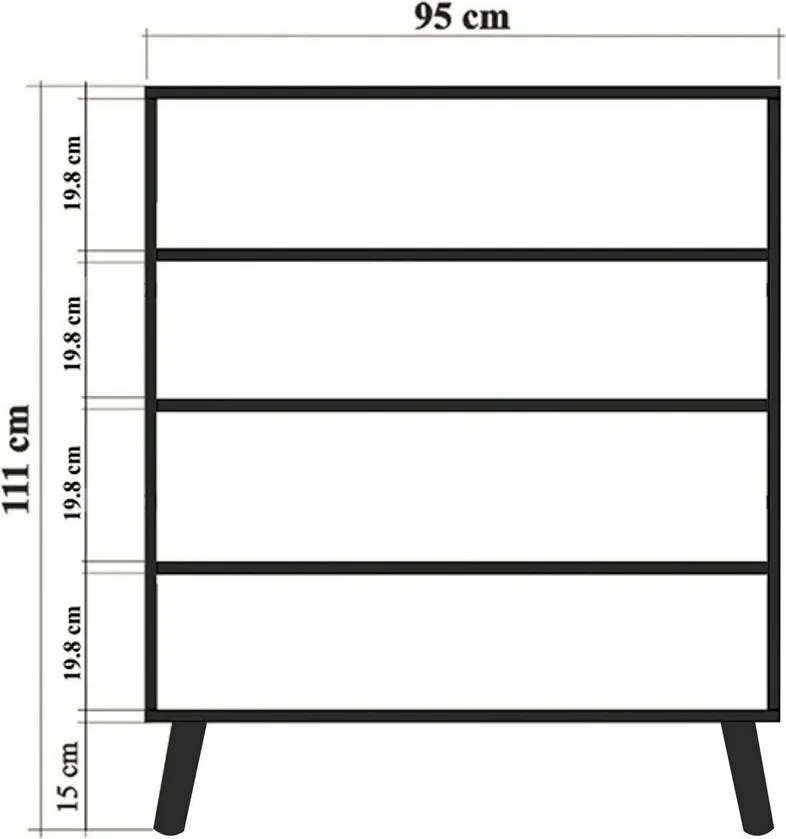 Skříňka Posy White and Yellow