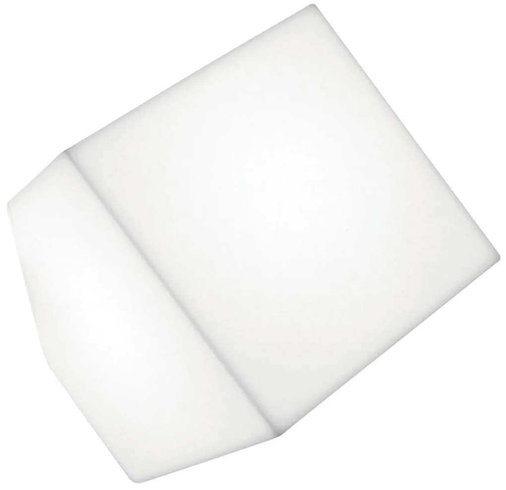 Artemide 1293010A Edge 30, bílé designové nástěnné/stropní svítidlo, 1x12W LED E27, výška 43cm, IP65