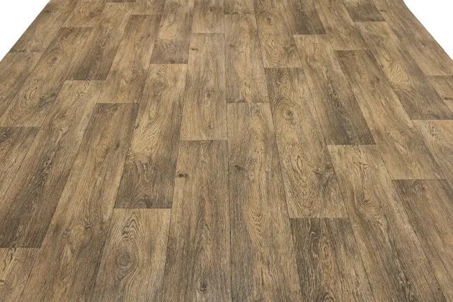 PVC podlaha Rimini Aged Oak 691D hnědá