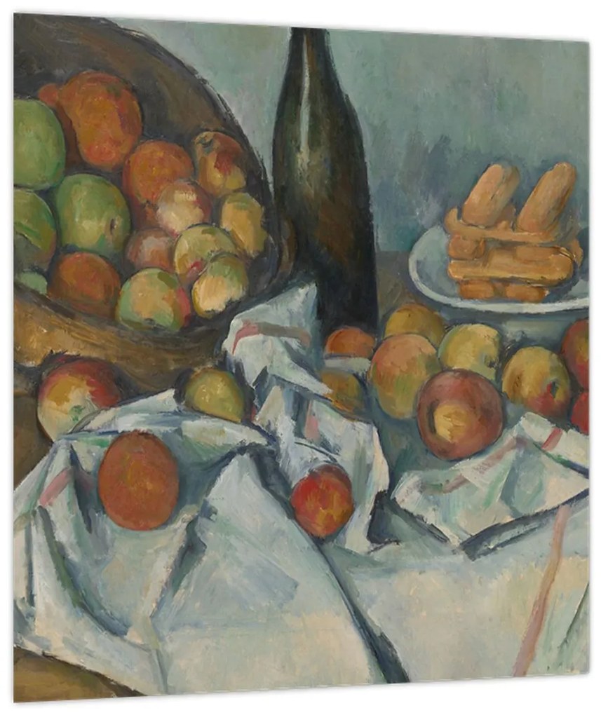 Obraz - Paul Cezanne, The Basket of Apples, reprodukce (30x30 cm)