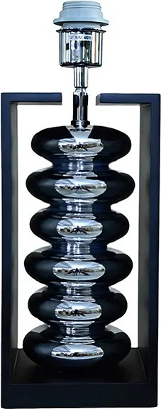 Designová stolní lampa Kamaria 55 cm černá