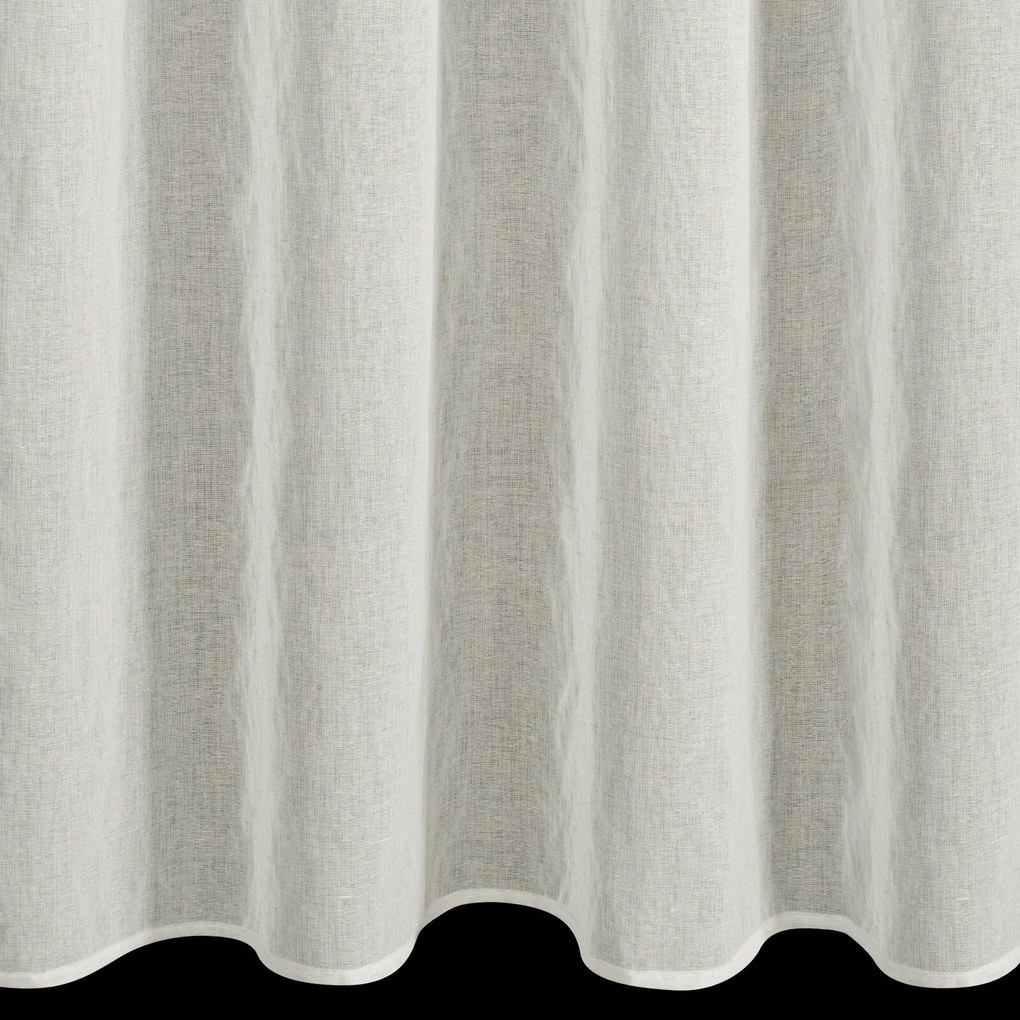 ZÁCLONA NA KROUŽCÍCH AUREA 140X250 CM PŘÍRODNÍ