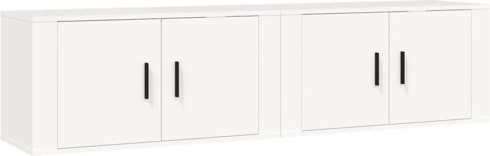Nástěnné TV skříňky 2 ks bílé 80 x 34,5 x 40 cm 3188350