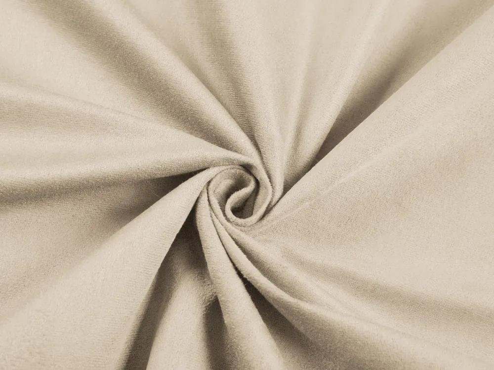 Biante Obdélníkový ubrus/imitace broušené kůže Alcantara ALC-007 Krémově béžový 120x160 cm
