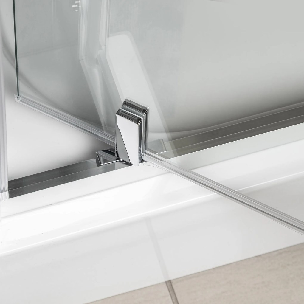 Novoterm Jednokřídlé otevíravé sprchové dveře NV-Solid DSPA CHR 70, chrom/transparent - bez vaničky