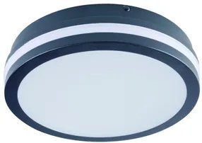 Stropní LED svítidlo Kanlux BENO 32945 18W NW-O-SE-GR grafit se senzorem pohybu