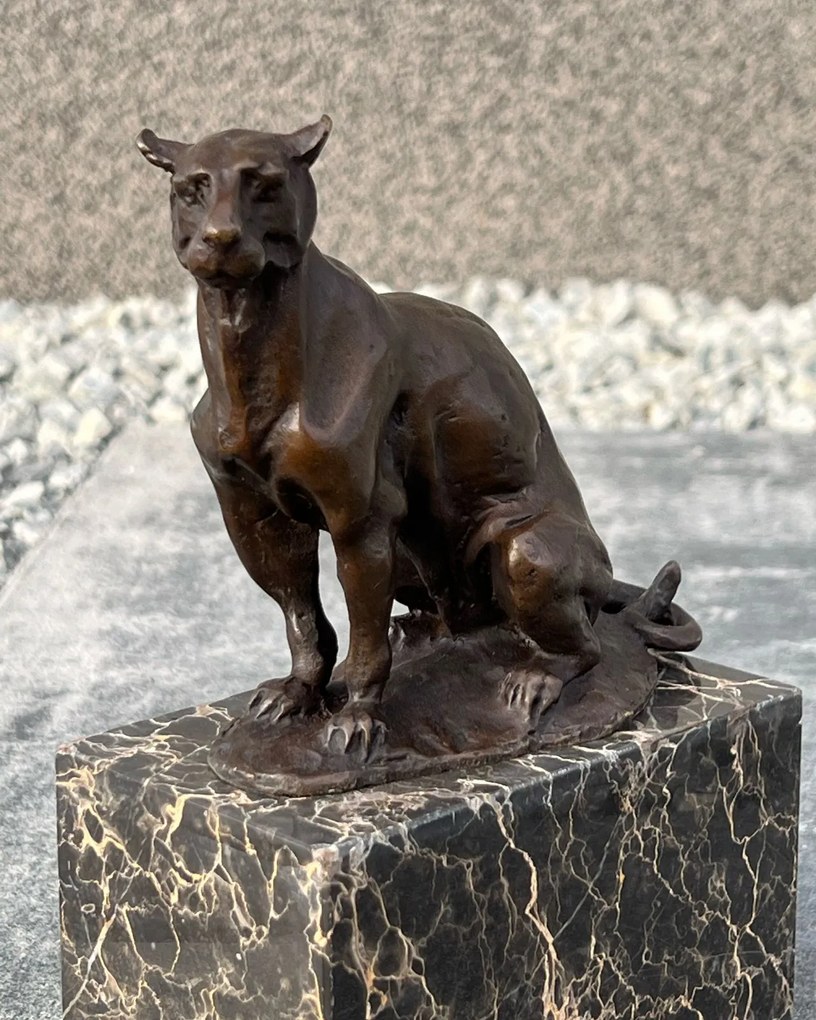 Bronzová socha soška - PANTER