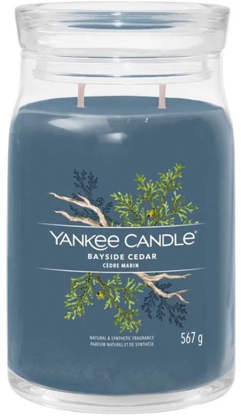 OnaDnes -20% Velká vonná svíčka Yankee Candle Bayside Cedar Signature