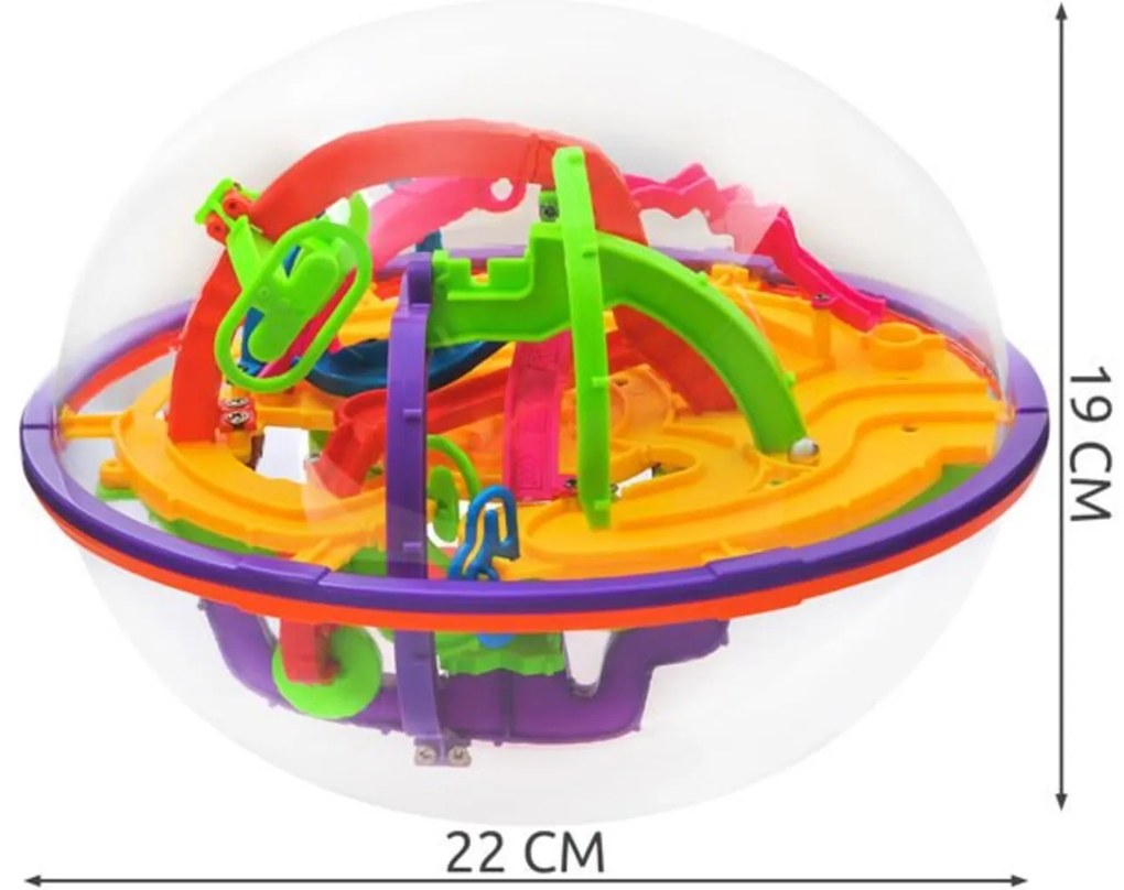 Nonsense Inc. Hlavolam Intellect Ball 208 překážek